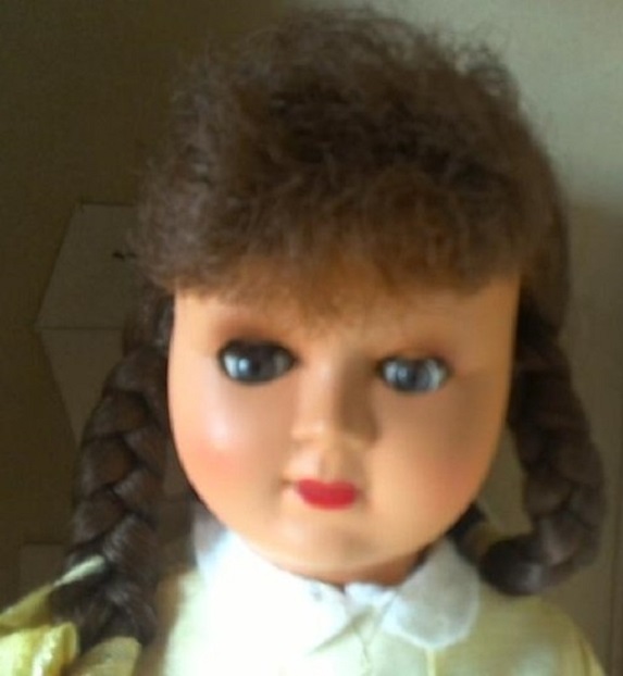 PAR AMOUR DES POUPEES :: BRIGITTE, 39 CM, c1957, GÉGÉ