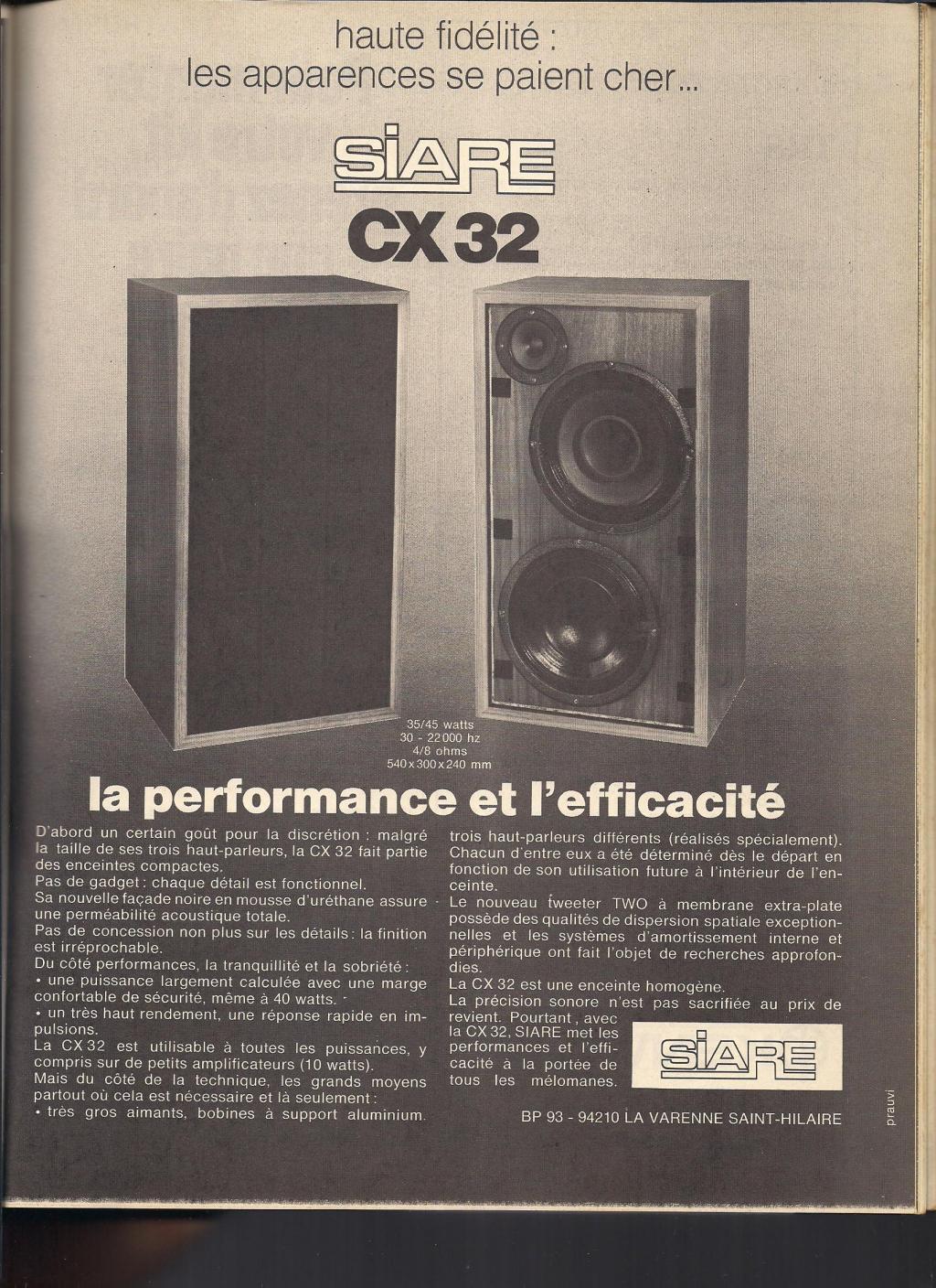 Forum Cabasse, Haute Fidélité et Home Cinéma :: SIARE Galaxie 200 en DIY