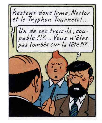 Les Aventures de Tintin : Quelle est la seule fois