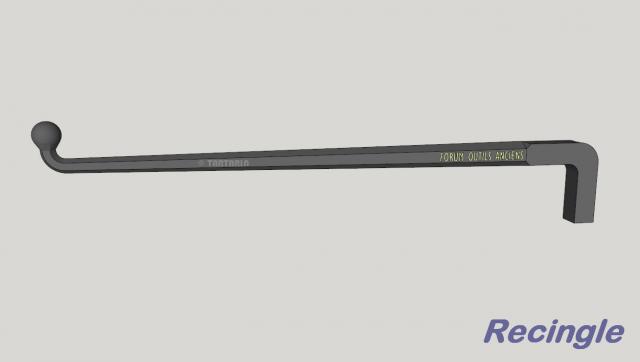 OUTILS ANCIENS - ART POPULAIRE : Précision sur la recingle ou résingle