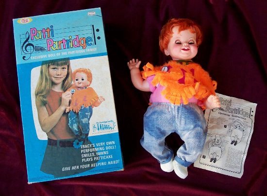 PAR AMOUR DES POUPEES : PATTI PARTRIDGE, 38 cm, 1971, IDEAL TOY COMPANY