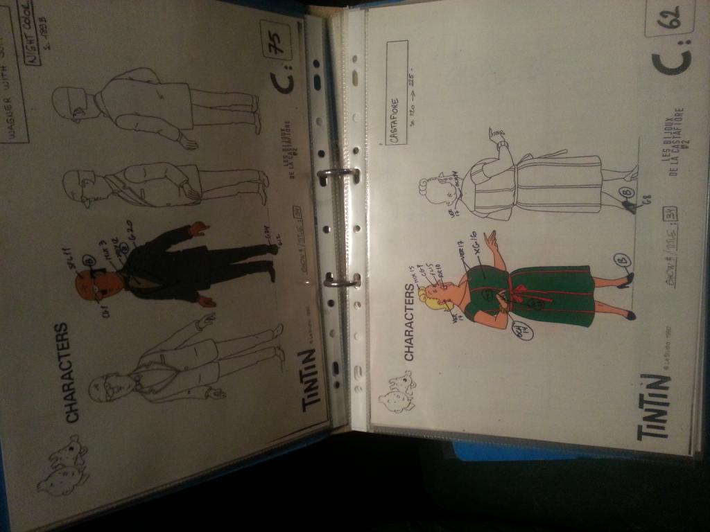 Les Aventures de Tintin : Celluloïds Les Aventures de Tintin et décors ...