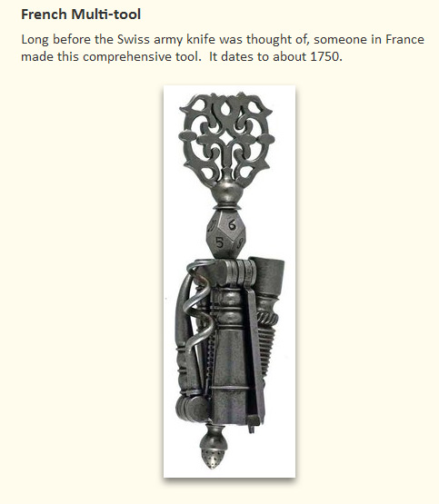 OUTILS ANCIENS - ART POPULAIRE : Outil ou objet multifonctions