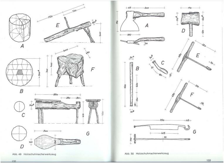 OUTILS ANCIENS - ART POPULAIRE : hache a bûcher frontaliere