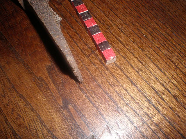 OUTILS ANCIENS - ART POPULAIRE : IDENTIFIÉ : tranche a chaud!