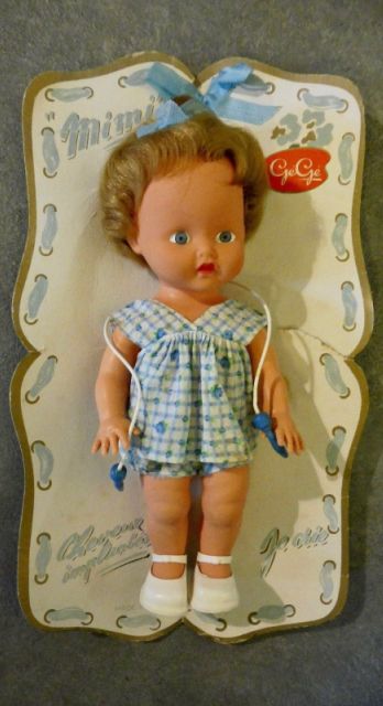 PAR AMOUR DES POUPEES :: MIMI, 25 cm, PREMIÈRE MOITIÉ ANNÉES 60, GÉGÉ