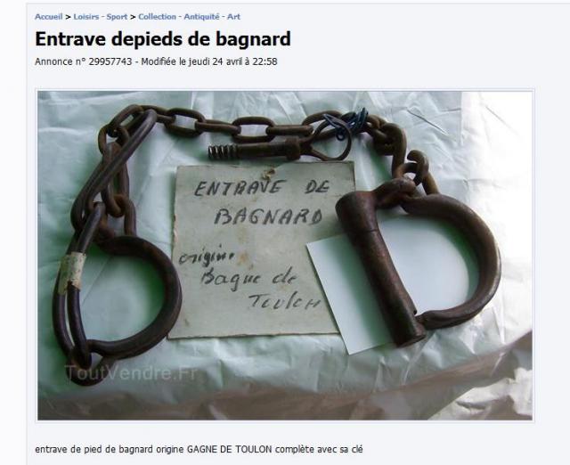 OUTILS ANCIENS - ART POPULAIRE : Entrave