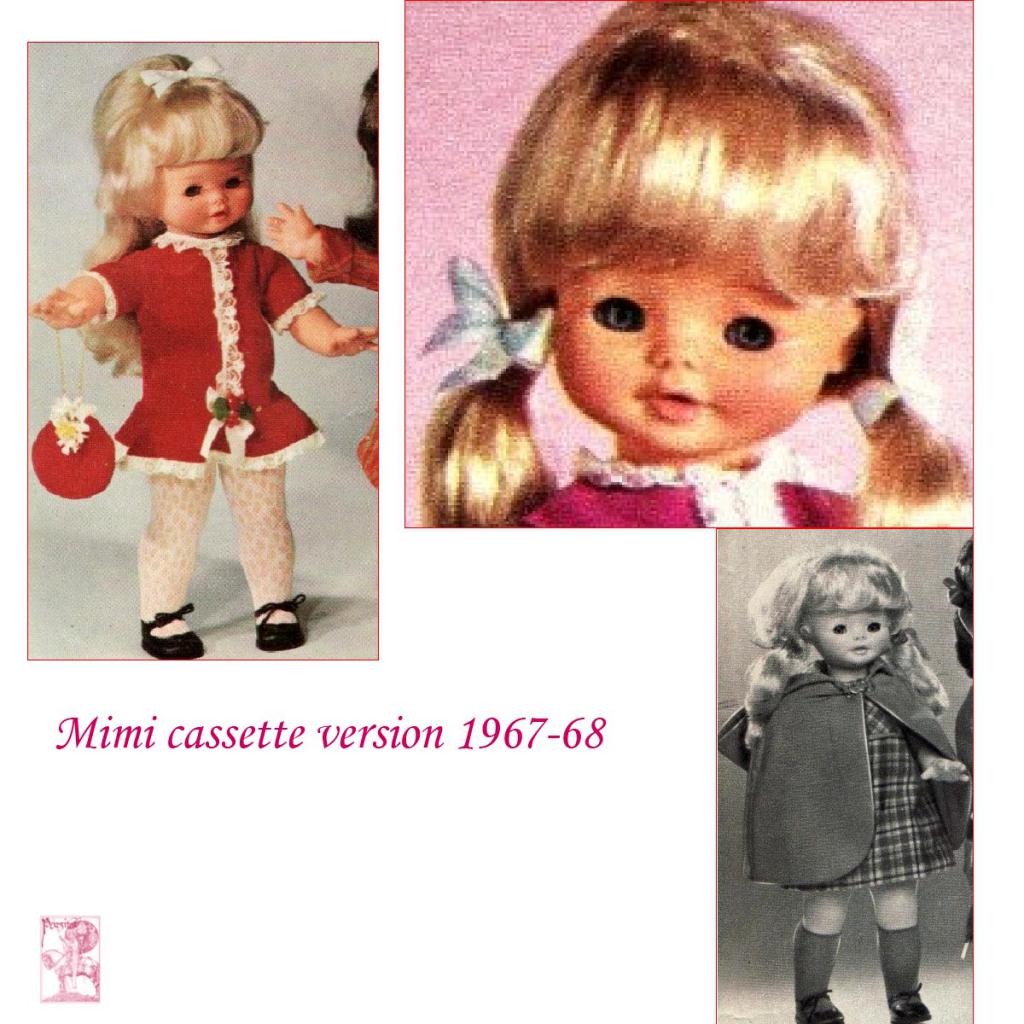 PAR AMOUR DES POUPEES :: MIMI CASSETTE, 50 CM, 1967, CLODREY