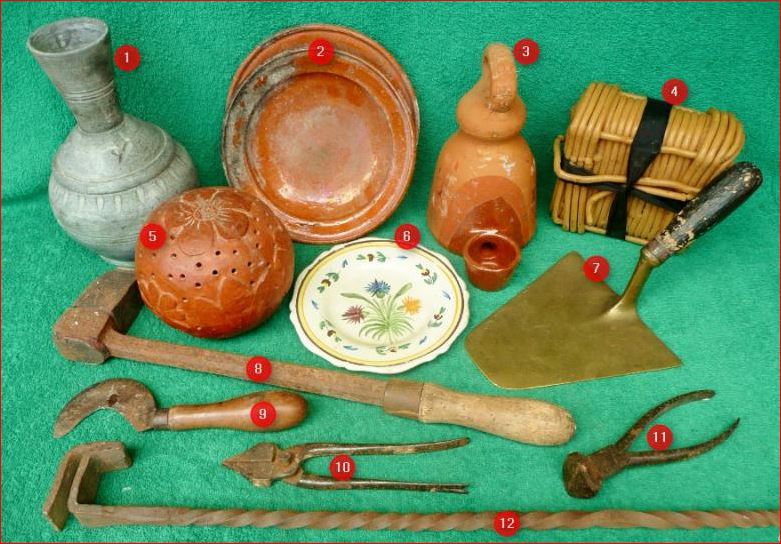 OUTILS ANCIENS - ART POPULAIRE : Bougie queue de rat - Cire de deuil