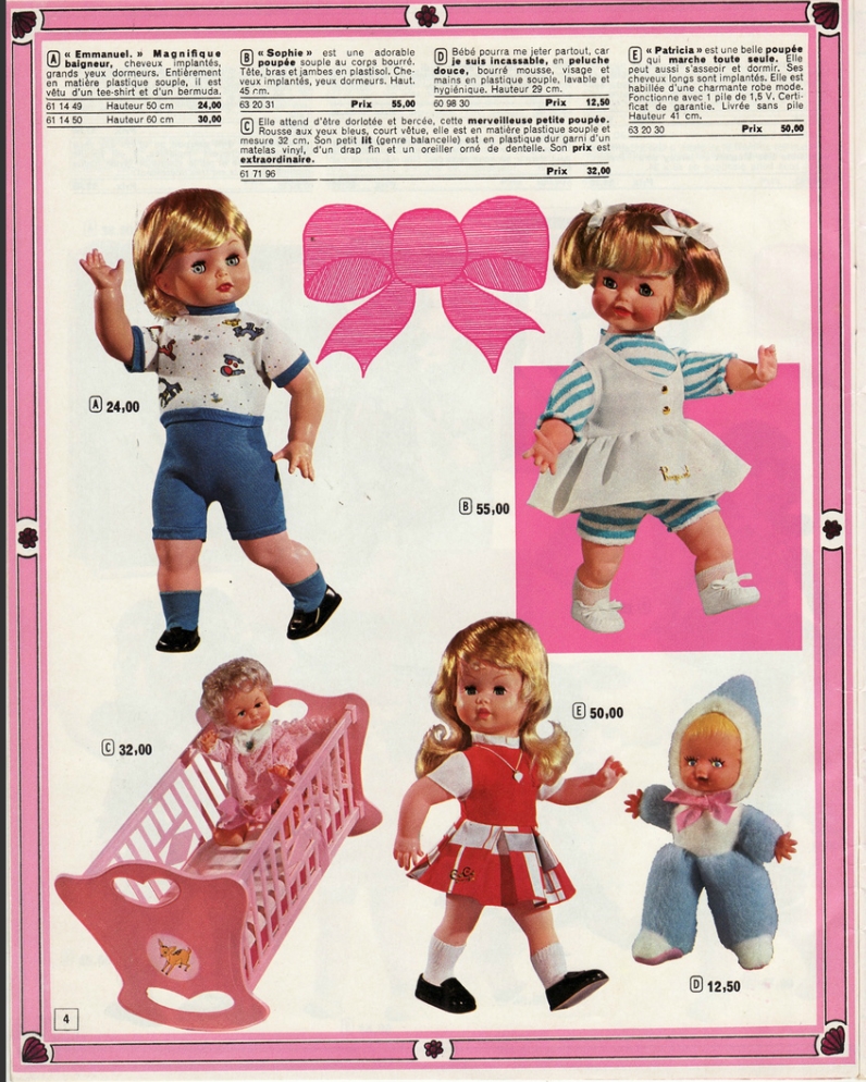 PAR AMOUR DES POUPEES : 1971-72 AU BON MARCHÉ