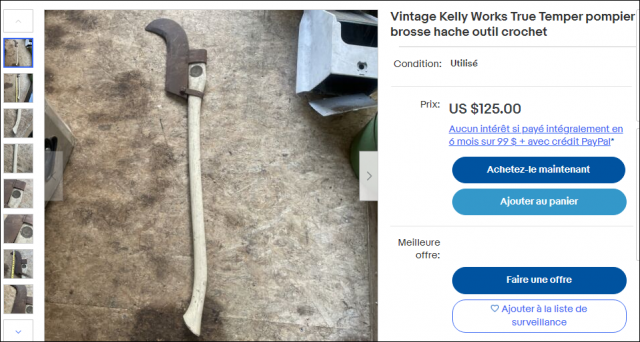 OUTILS ANCIENS - ART POPULAIRE :: mi hache, mi serpe