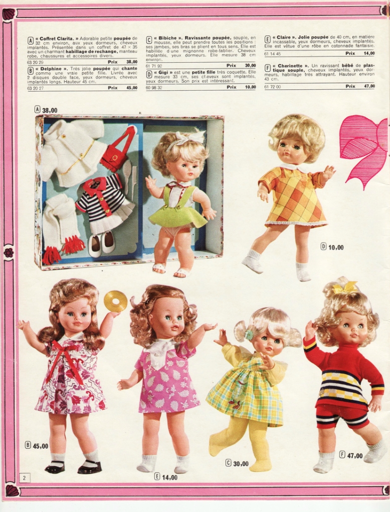 PAR AMOUR DES POUPEES : 1971-72 AU BON MARCHÉ