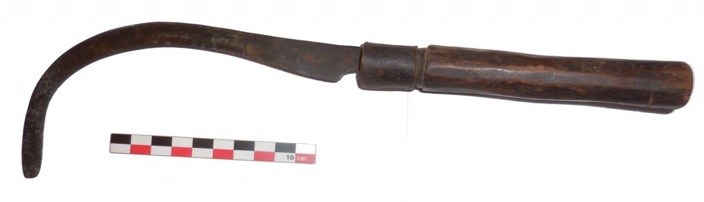 OUTILS ANCIENS - ART POPULAIRE :: serpette inhabituelle