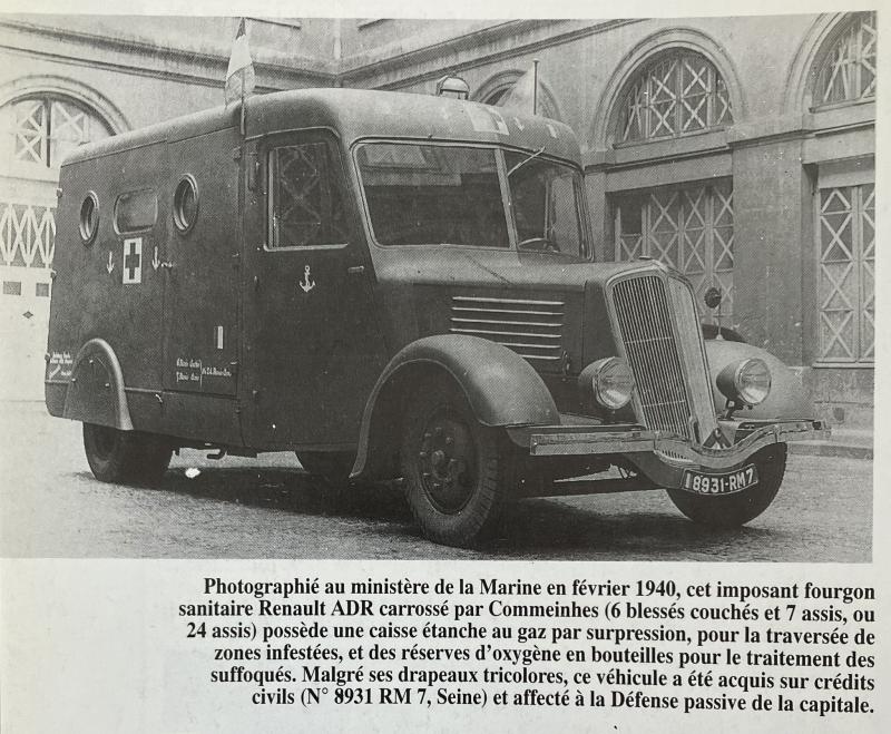Les Renault d'avant guerre :: Ambulances photos anciennes