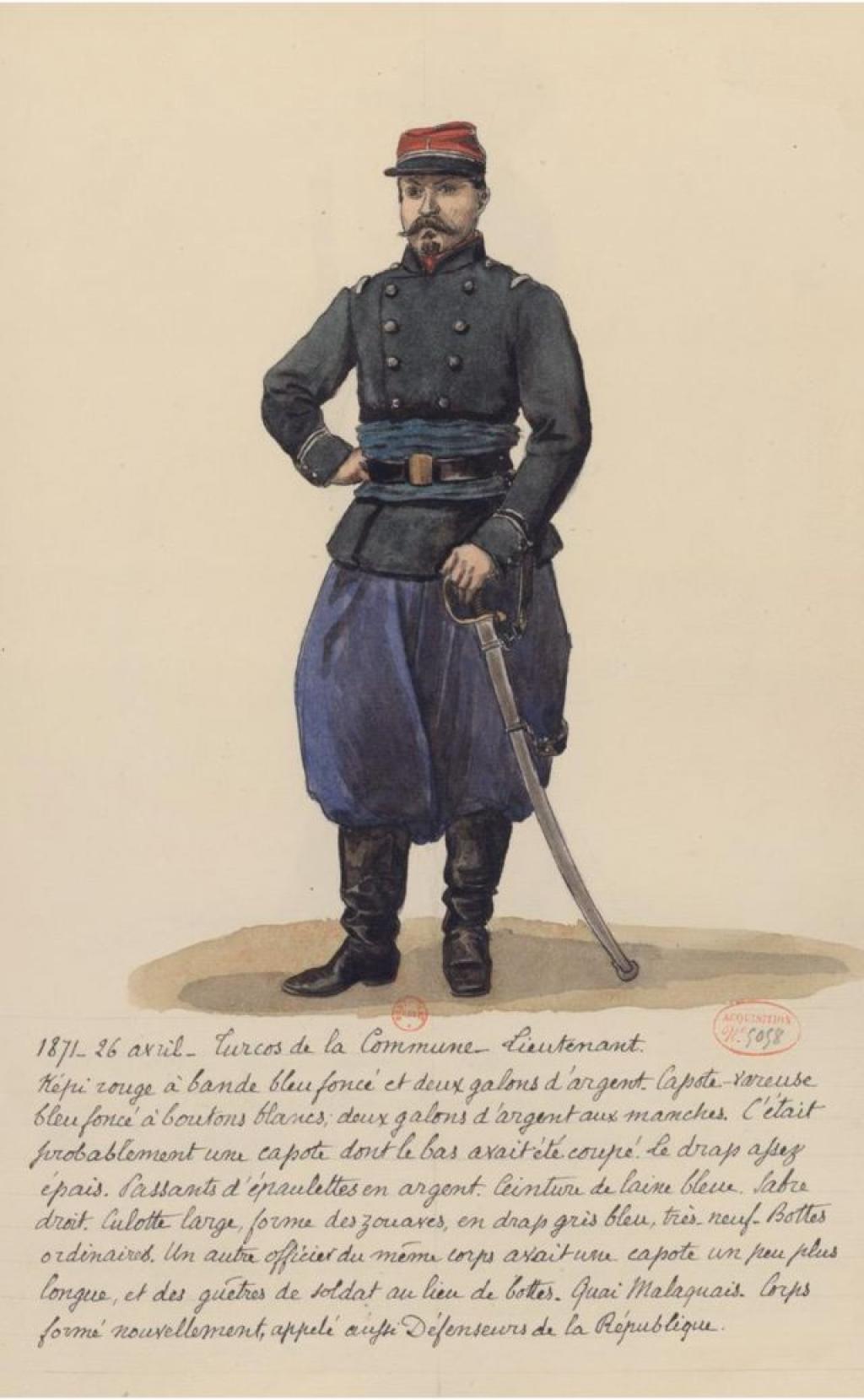 Bienvenue sous le Second Empire : FORMATIONS DE FRANCS-TIREURS COMMUNARDS