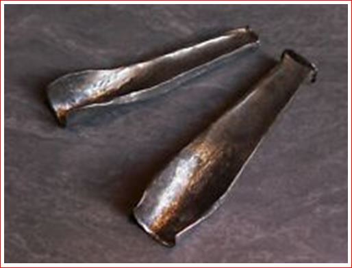 OUTILS ANCIENS - ART POPULAIRE : gouge en métal...
