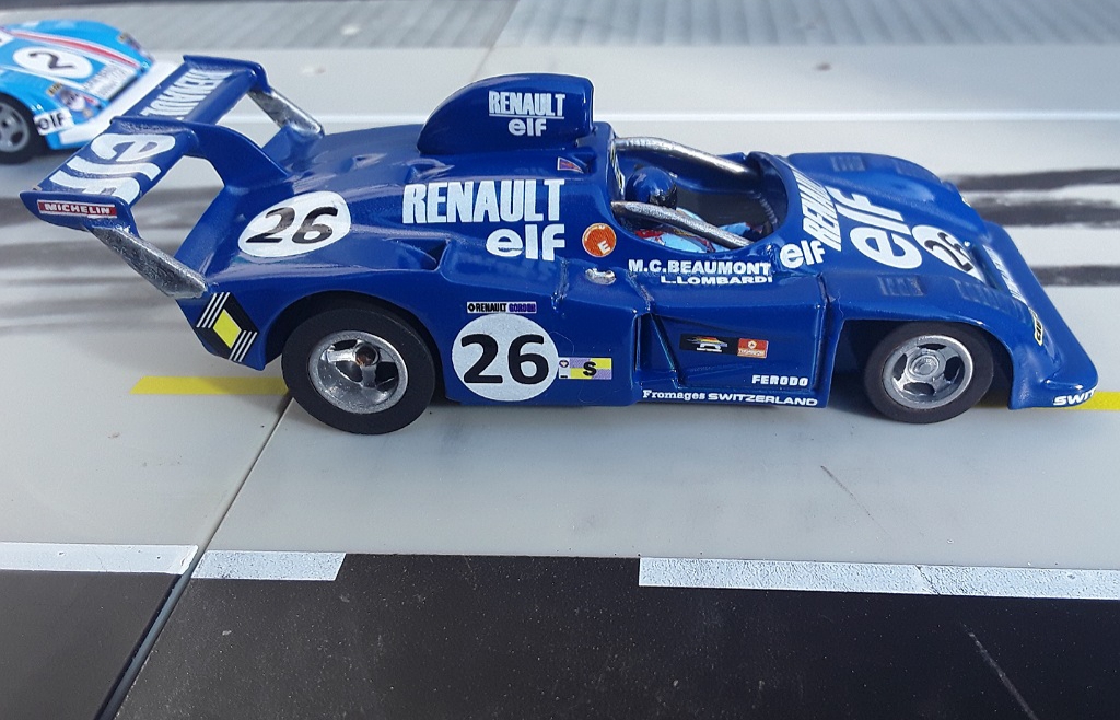 GENTLEMEN DRIVERS : ALPINE A441 N° 26 LE MANS 1975 BEAUMONT LOMBARDI