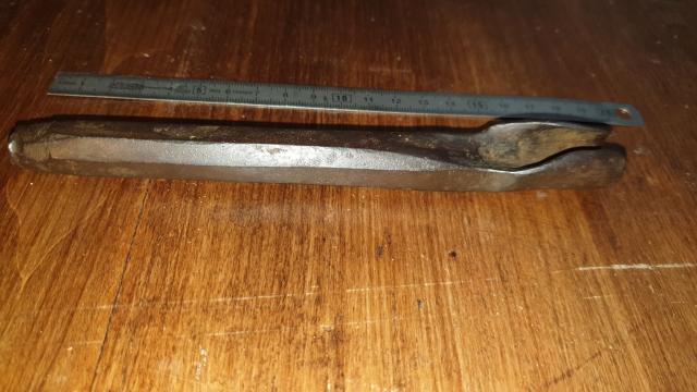OUTILS ANCIENS - ART POPULAIRE :: gouge en métal...
