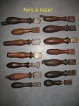 OUTILS ANCIENS - ART POPULAIRE : Outils de cordonnier et de bourrelier ...