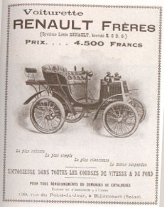 Les Renault d'avant guerre :: Type C 1900