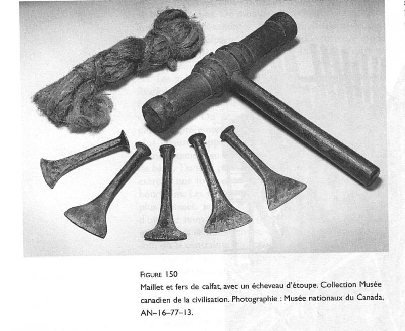 OUTILS ANCIENS - ART POPULAIRE : Maillet à calfat