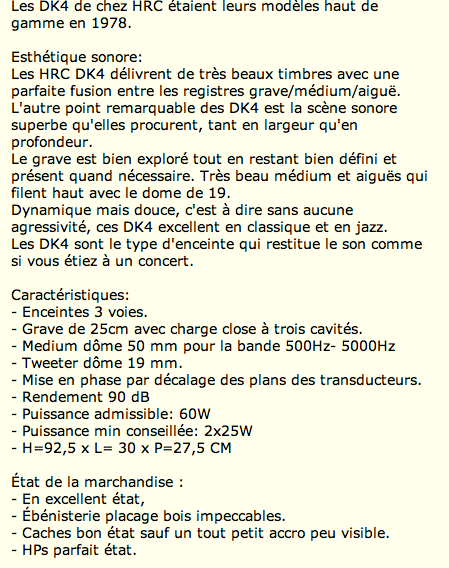 Forum Cabasse, Haute Fidélité, Multicanal et Home Cinéma : HRC
