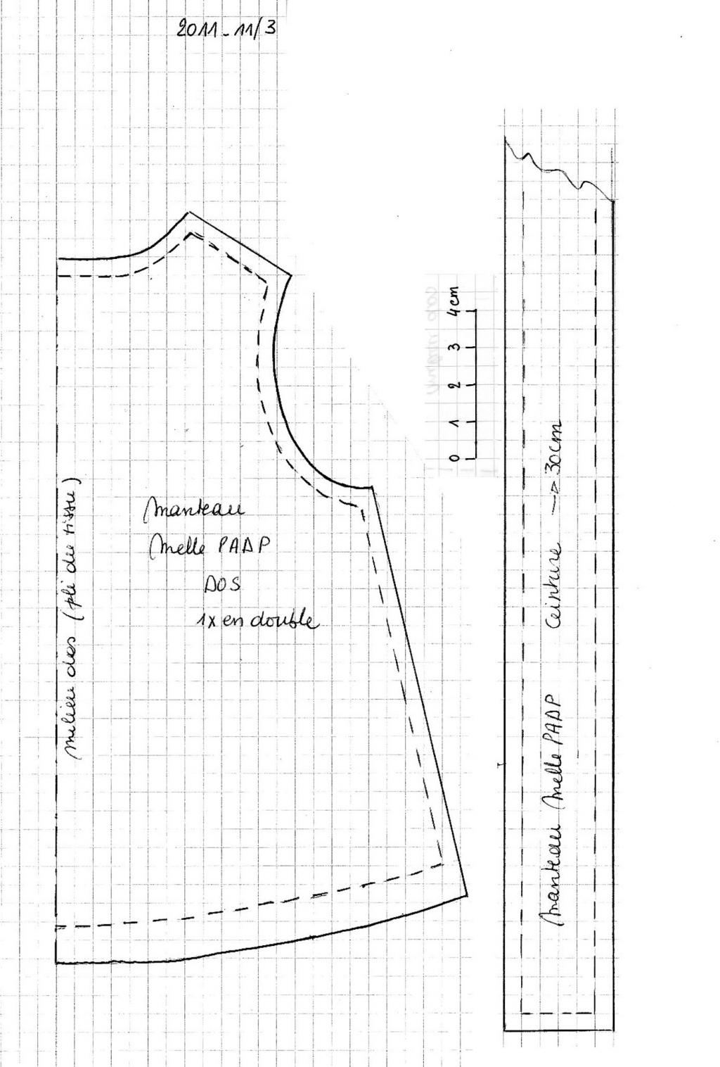 PAR AMOUR DES POUPEES : Un manteau bien chaud (Couture)