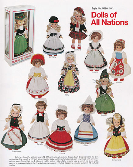 PAR AMOUR DES POUPEES : SALLY série "DOLLS OF ALL NATION", 25CM, FIN ...