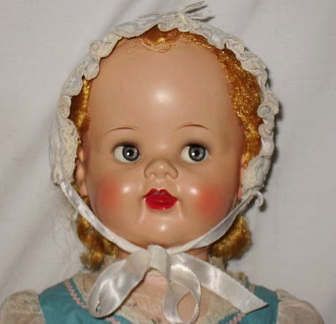PAR AMOUR DES POUPEES : POSIE, 43 cm et 58,5 cm, 1954 IDEAL TOY COMPANY