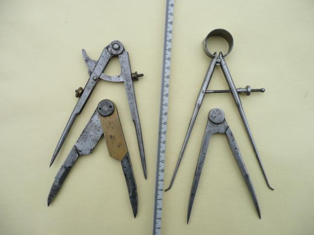 OUTILS ANCIENS - ART POPULAIRE :: Quelques compas