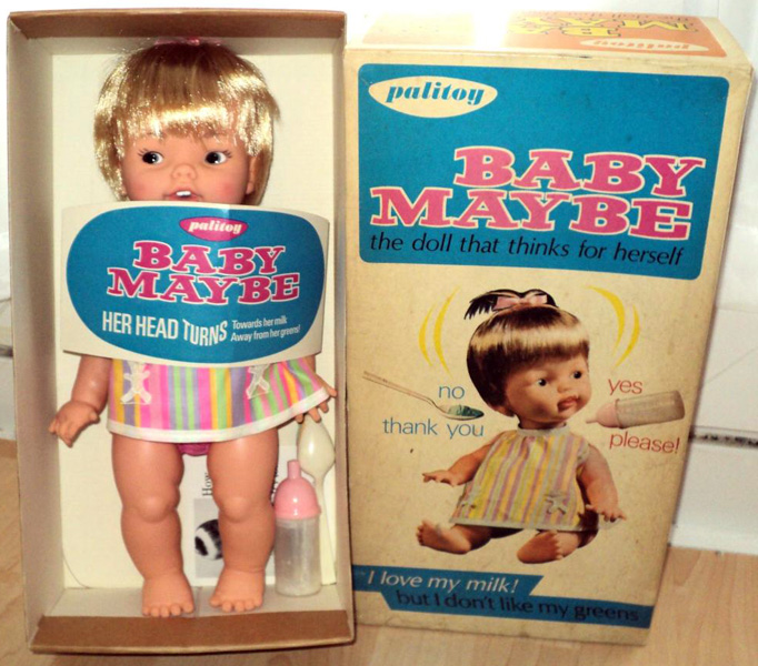 PAR AMOUR DES POUPEES :: BABY MAYBE, 35CM, 1967, PALITOY