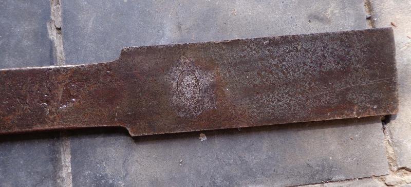 OUTILS ANCIENS - ART POPULAIRE : bisaigue avec manche