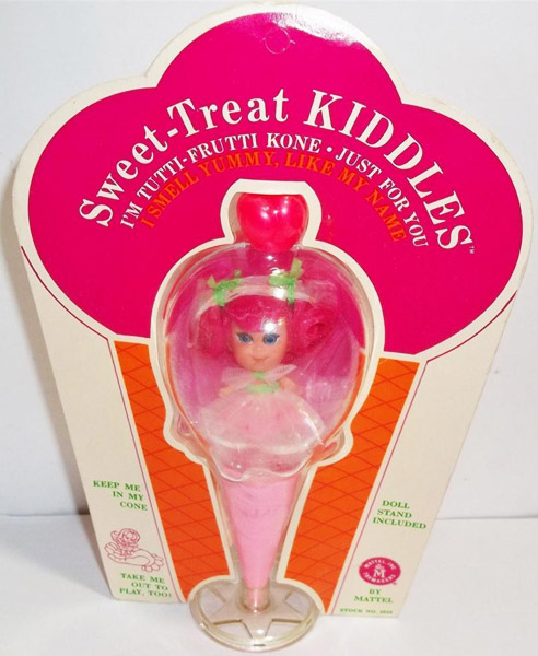 PAR AMOUR DES POUPEES : SWEET TREAT KIDDLES, 5CM, 1969, MATTEL