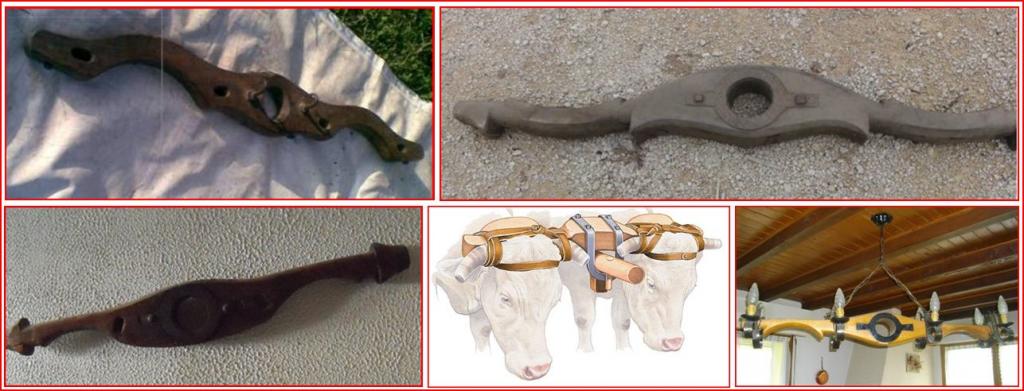 OUTILS ANCIENS - ART POPULAIRE : Joug de bovin pour un seul animal (résolu)